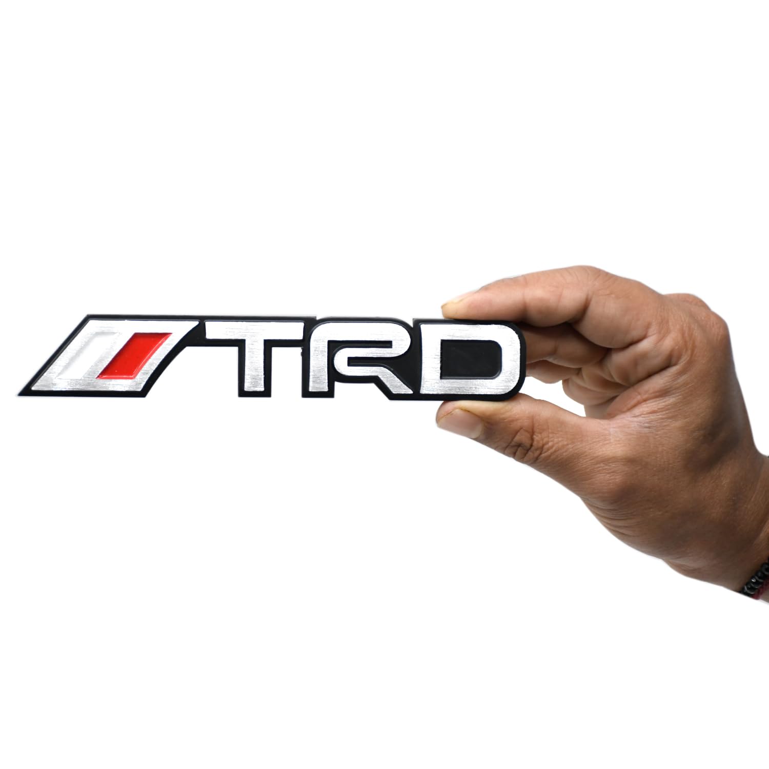 Toyota Tro Logo TOYOTA TRD EMBLEEM LOGO CHROOM / ROOD / WIT | American