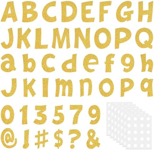 Amazon.com: Qyeahkj 260Pcs Glitter Pink Bulletin Board Letters for ...