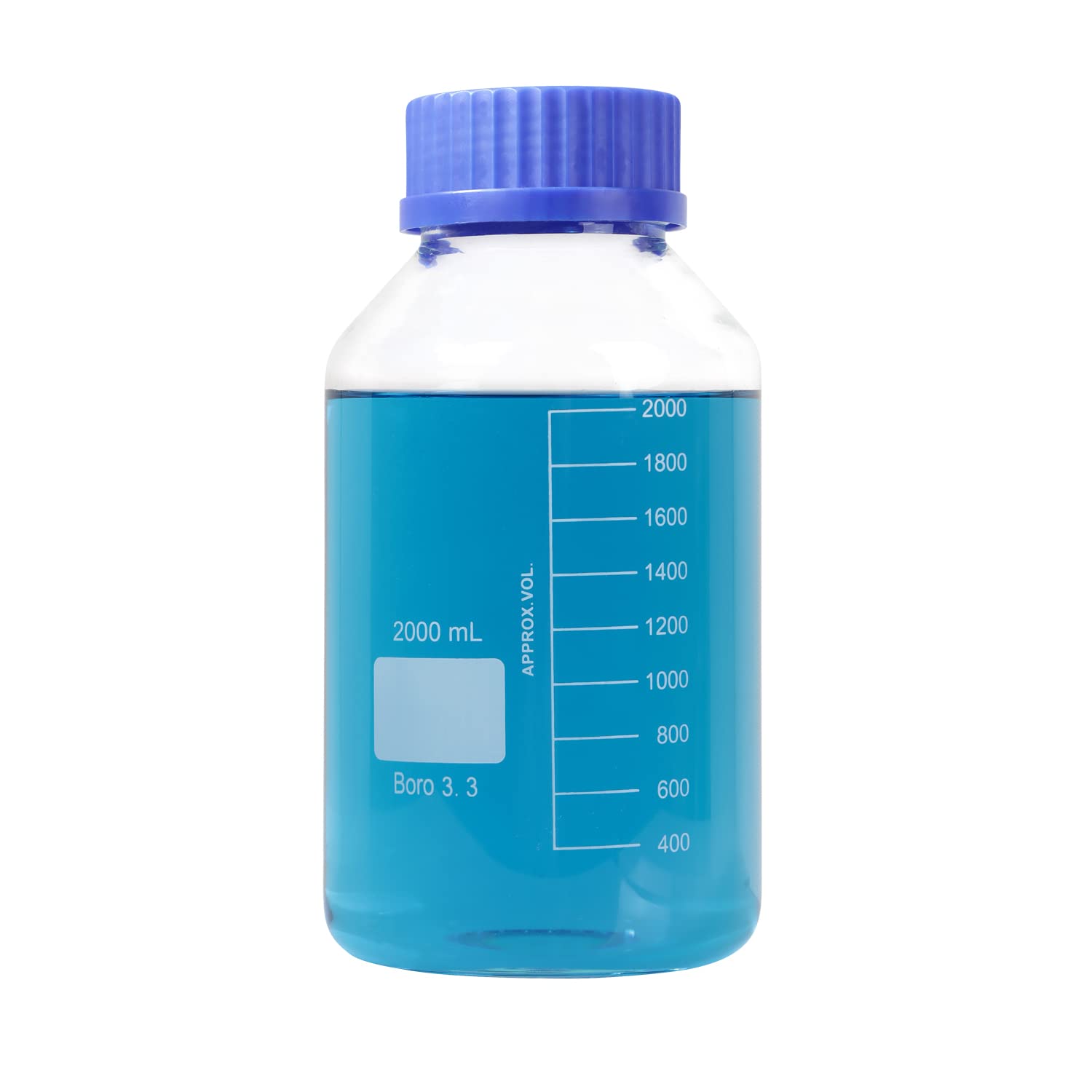 Amazon.com: Pastein 1 Piece 2000ml Borosilicate Glass Wide Mouth ...