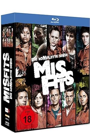 Misfits (Complete Series) - 10-Disc Box Set (Blu-Ray): Amazon.co.uk ...