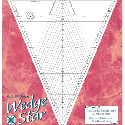 Amazon.com: Wedge Star Ruler- Deb Tucker Studio 180 : Industrial ...