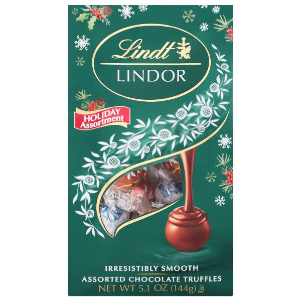 Amazon.com: Lindt, Lindor Holiday Assorted Bag, 5.1 Ounce : Grocery ...