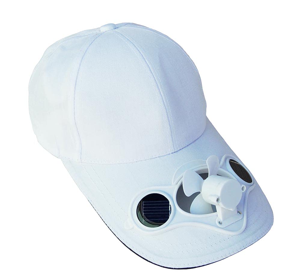Innovative Products Solar Wholesale Baseball Cap with Fan (White ...