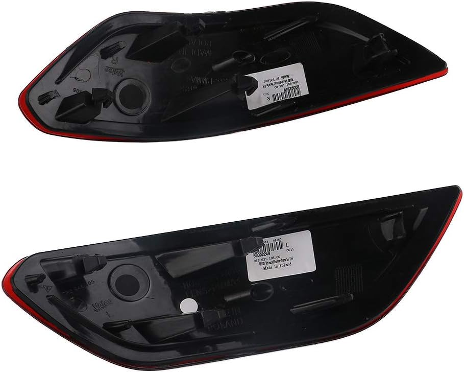 Buy CNUPSM Rear Bumper Trim Reflector Red 1 Pair Right And Left Side ...