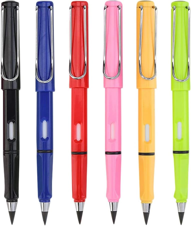 Amazon.com : 6PCS Inkless Pencils Eternal, Everlasting Pencil with ...