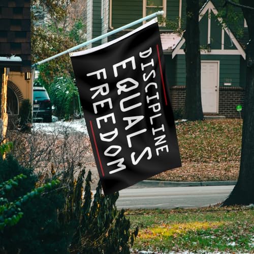 Snapklik.com : Discipline Equals Freedom Flag, 3x5 Ft Motivational Flag ...