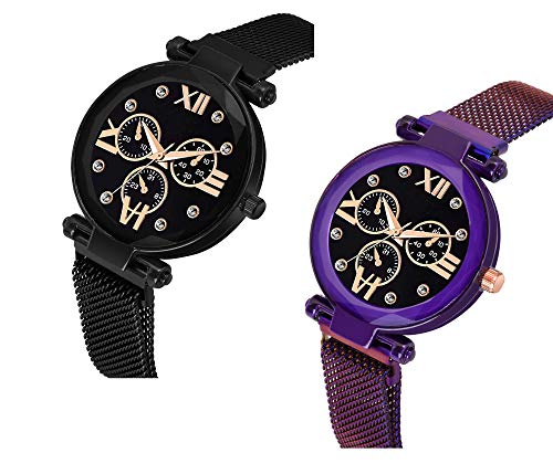 Red Robin New Roman Mina Design Round Black Dial with Latest Stylish ...