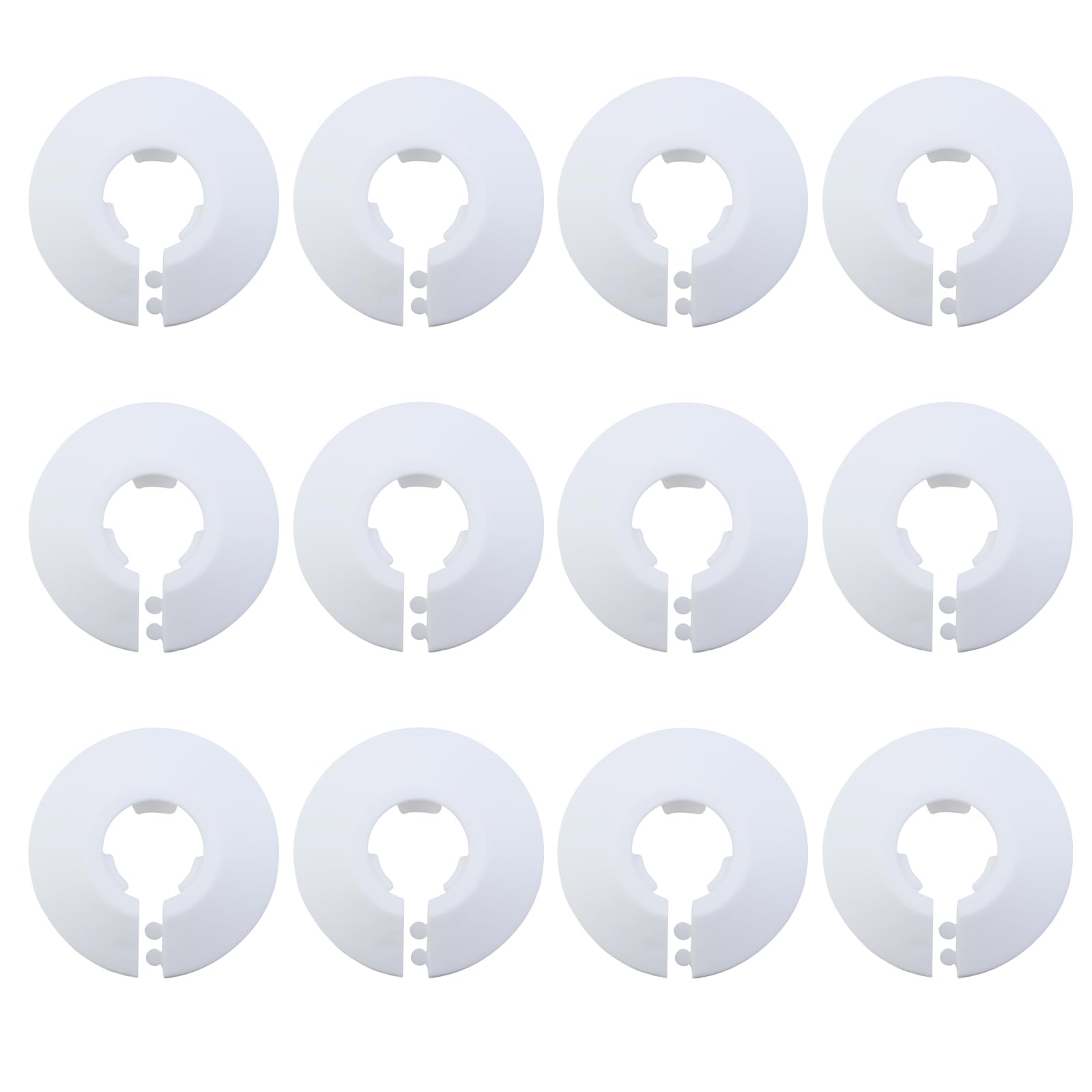 Amazon.com: Oedema 12PCS Pipe Cover Decoration Plastic Escutcheon Plate ...