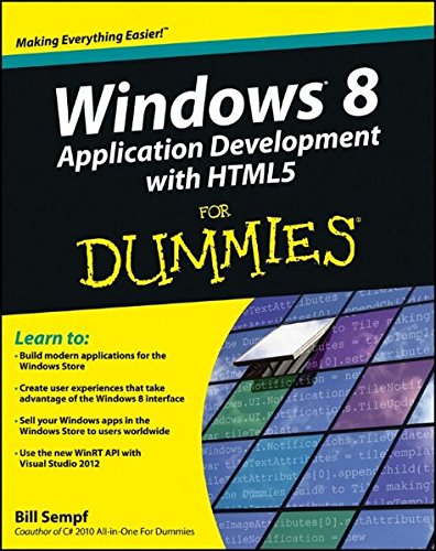 Windows 8 Application Development with HTML5 For Dummies® (For Dummies ...
