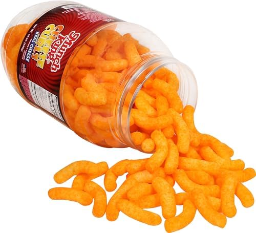 Amazon.com: Munch King Snacks Cheese Curls 12 oz. Barrel