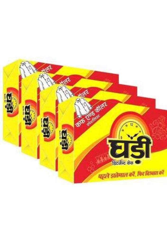 Ghadi Detergent Cake 250g 5 N Free Scrub Pad : Amazon.in: Health ...