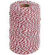 Amazon.com: Tenn Well Bakers String, 984 Feet 2mm Striped Cotton Twine ...
