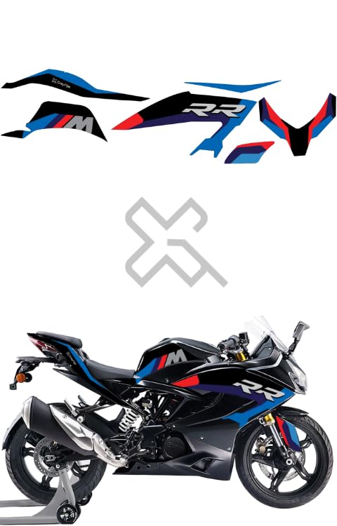Grayfixx RR Edition Half Body Sticker for G310 RR | Printed in Premium ...