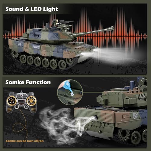 1:18 Remote Control Tank, German Leopard II RC Tank - Scale Model Kits ...