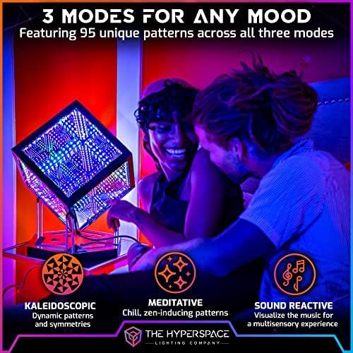 The Hyperspace Lighting Company HyperCube Infinity Cube LED Light with ...