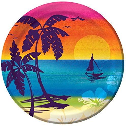 Amazon.com: Aloha Summer Dinner Plates : Health & Household