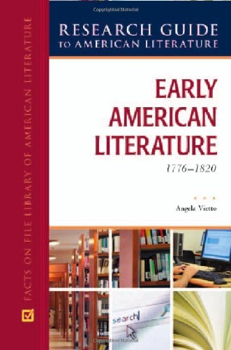 Amazon.com: Early American Literature, 1776-1820 (Research Guide to ...
