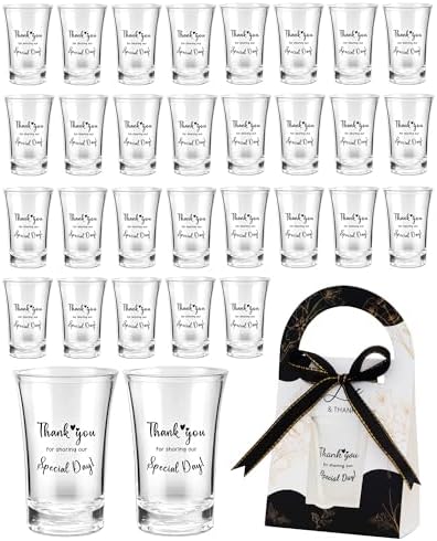 Amazon.com | Dzlvaier Wedding Favors for Guests-100 Sets Acrylic Clear ...