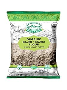 Amazon.com: AIVA Harina de mijo orgánico perlado | Harina de Bajri 2 libras con certificación ...