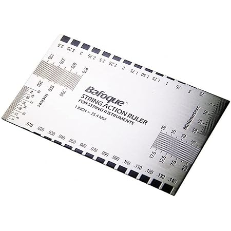 Amazon.com: String Action Ruler Gauge Tool for Electric Bass and ...