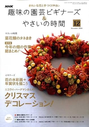 NHK 趣味の園芸ビギナーズ & やさいの時間 2008年 12月号 [雑誌]: Amazon.com: Books