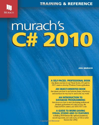 Murachs C 2010 Training And Reference 9781890774592 Computer Science 5516