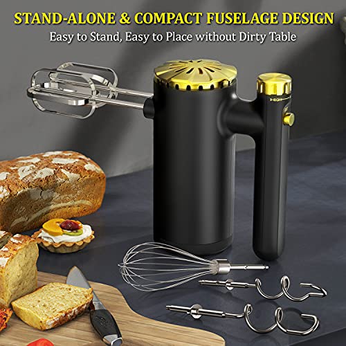 Buy Hand Mixer Electric, 500W Power Handheld Mixer with Continuously ...