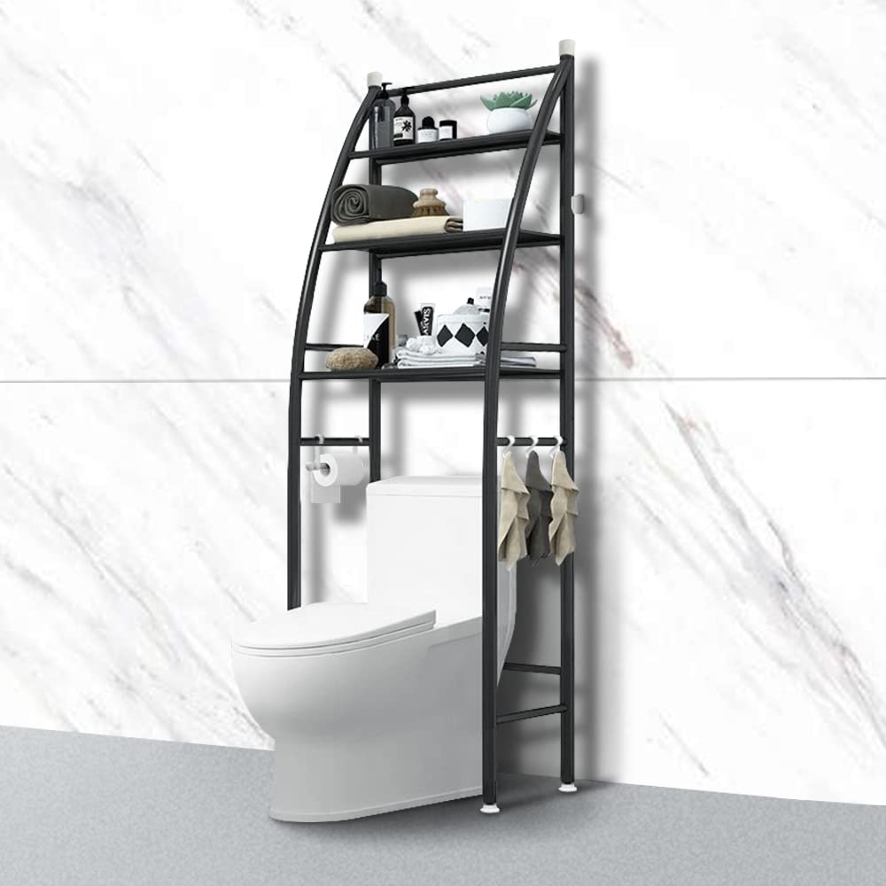 Bathroom Toilet Storage Rack, 3-Tier Over Toilet Storage Shelf for ...