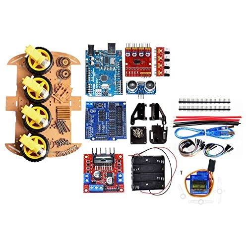 Avoidance Tracking Motor Smart Robot Car Chassis Kit Speed Encoder Box ...