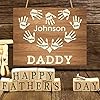 Amazon.com: Yananka Custom Wood Sign for Dad Father's Day Gifts ...