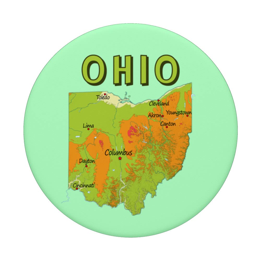 Ohio Elevation Map