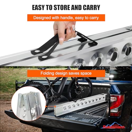 Snapklik.com : 75L X 6.5 W Aluminum Loading Ramp, 400 Lbs Capacity ...