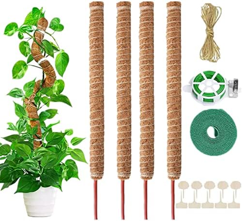 AIQII Monstera Plant Stick, 70 cm, Plant Stake, Monstera Trellis ...