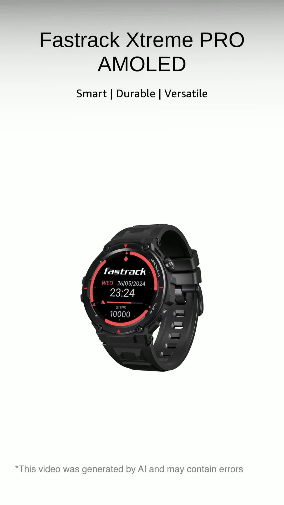 Watch Product Overview - Fastrack Xtreme PRO AMOLED Smart Watch on ...