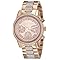 Amazon.com: Michael Kors Ritz Chronograph Rose Gold-Tone Stainless ...