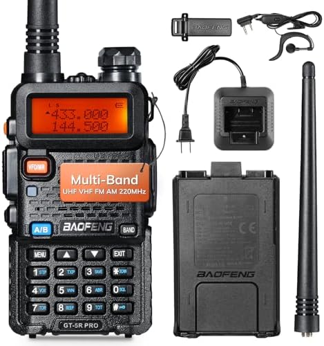 Amazon.com: [Chirp Compatible] BAOFENG GT-5R PRO Ham Radio Handheld, 5W ...