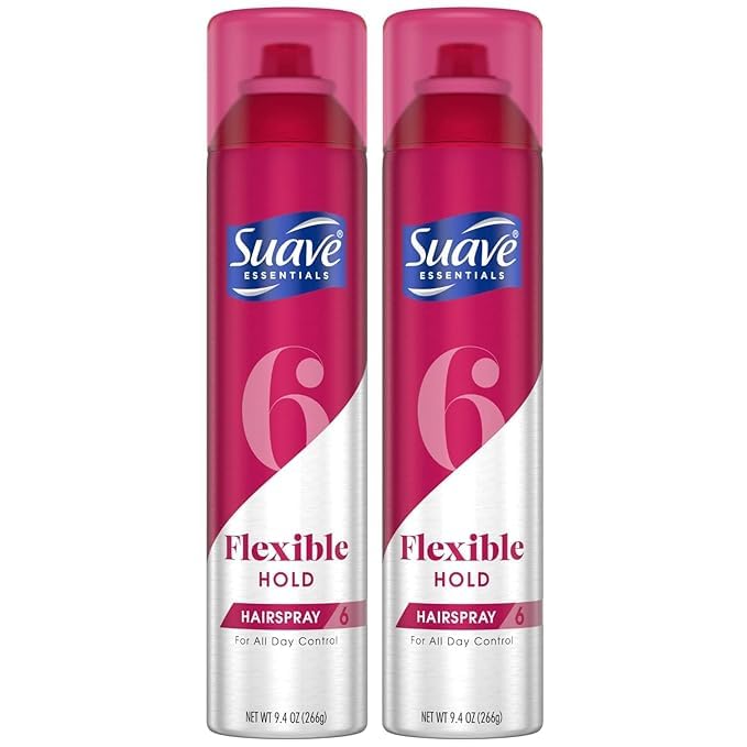 Amazon.com : Hairspray for Women and Men, Flexible Hold - Anti-Frizz ...