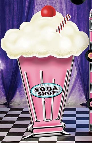 Milkshake Standee Large Cutout : Amazon.in