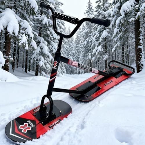 2026 Premium Snow Scooter - Adults Snow Ski With 360° Full Rotation ...