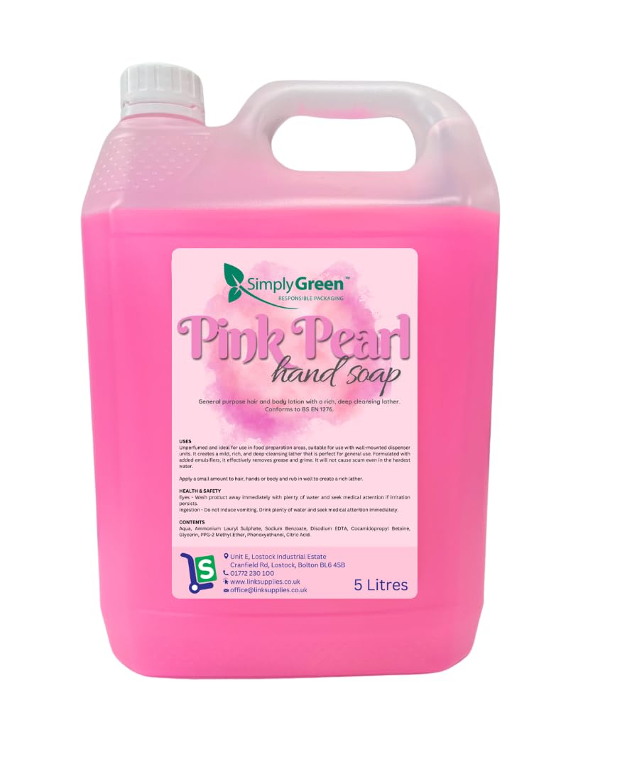 5 Litre General Purpose Pink Pearl Hand Soap : Amazon.co.uk: Beauty