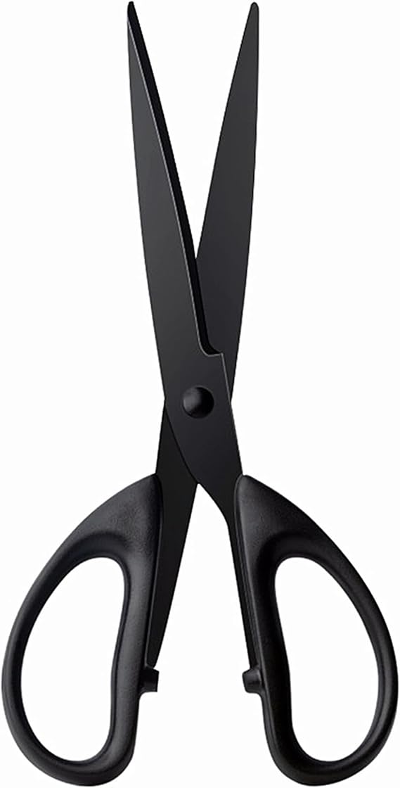 Amazon.com: Black Office Scissors 7 Inch All Purpose Sharp Scissor ...