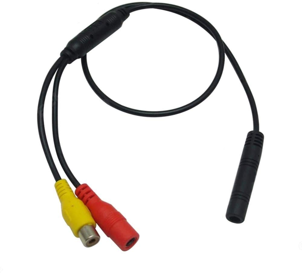Buy 1PC Car Backup Reverse Camera 4-Pin Male to CVBS RCA Female ...