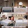 Amazon.com: Windkream White Spiritual Communion Tablecloth Altar Runner ...