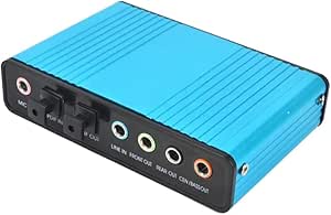 Amazon.com: Hlsicnalm USB 6 Channel 5.1/7.1 Surround External Sound ...