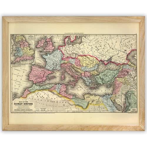 Amazon.com: Roman Empire Map A.D.107 Poster - Ancient Roman Empire Map ...
