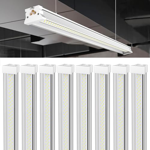 ONLYLUX 8ft led Shop Light for Garage, 100W 15000LM 6500K Cold White ...