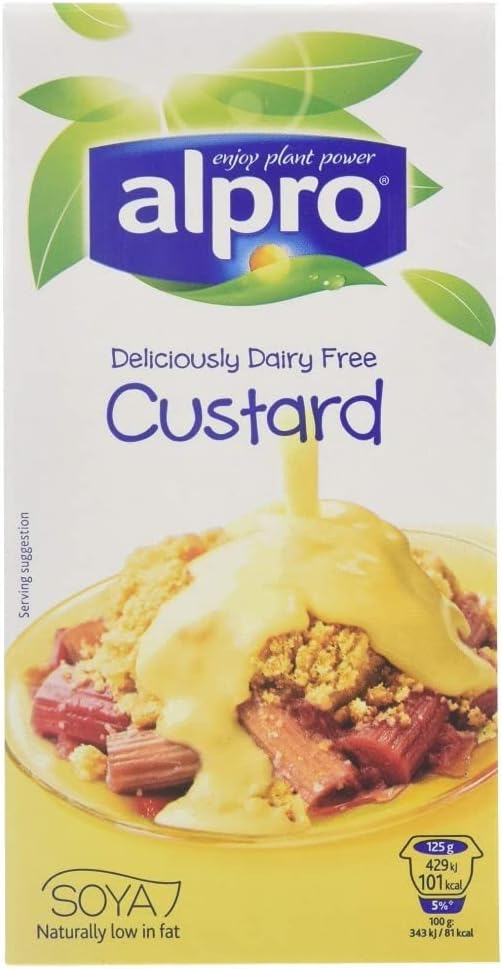 Alpro Dairy Free Custard, 525g : Amazon.co.uk: Grocery