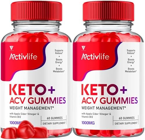 Amazon.com: (2 Pack) Activelife Activlife Keto ACV Gummies, Active Life ...