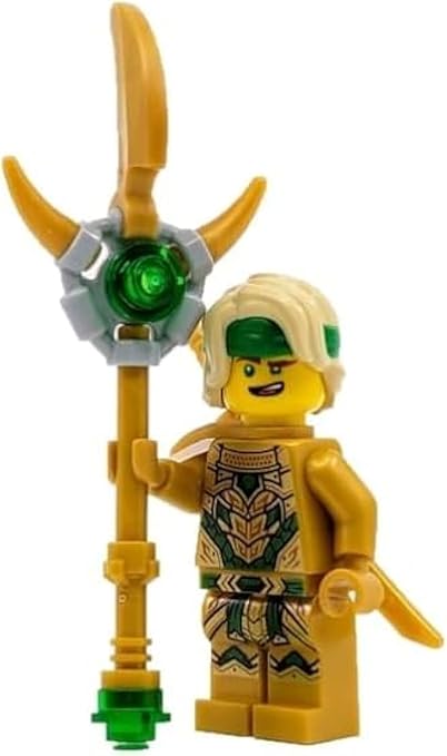 LEGO Ninjago: Lloyd Golden Oni Minifigure : Amazon.co.uk: Toys & Games
