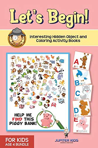 Let's Begin! Interesting Hidden Object and Coloring Activity Books for ...